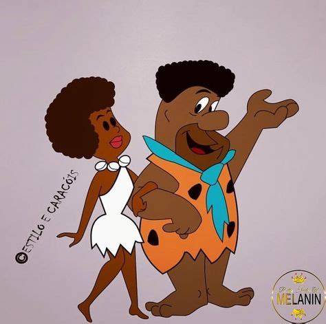 Wilma And Fred Flintstone Cartoon Artist