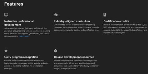 Unity Education Accelerator Thinkedu Corporate Website