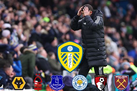 Leeds Uniteds Evolving Relegation Picture As Whites Drop And Rivals