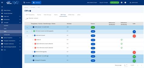 CRF OpenStudyBuilder