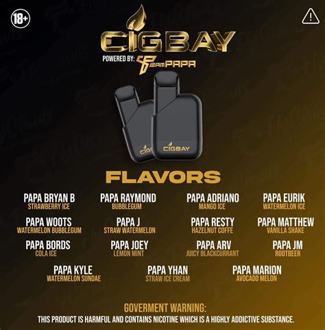 Cigbay X Team Papa 8 000 Puffs Black Magic