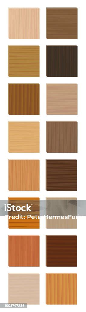 목재 샘플입니다 Parquetry 요약 테이블 차트입니다 다른 색상 유약 텍스처 선택갈색 어둡고 회색 빛 빨강 노랑 오렌지 장식