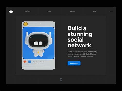 Echo Website Hero Header Builder Behance