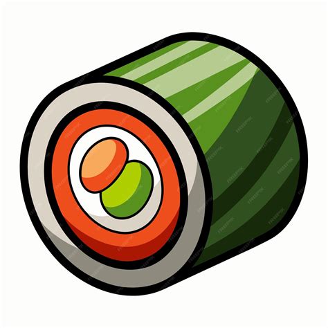 Sushi Rolls Vector Premium Ai Generated Vector