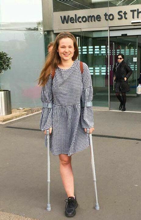 Just Leaving Hospital After A Checkup On Her Stump Fashion Long