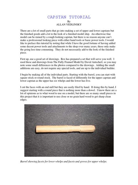 Capstan Tutorial Pdf