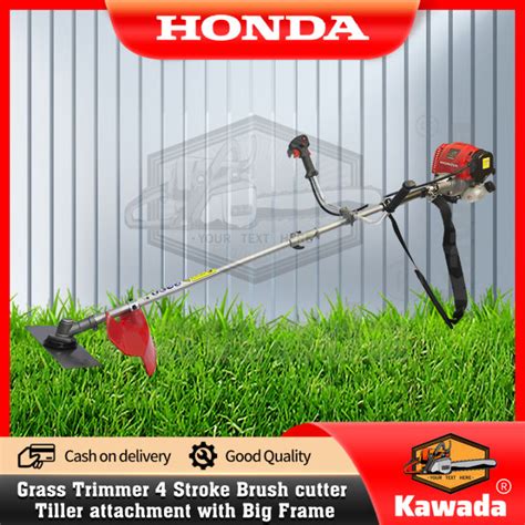 Honda Grass Trimmer 4 Stroke Brush Cutter Tiller Attachment With Big