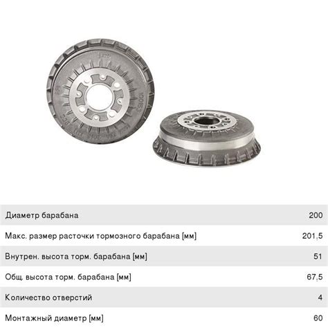 Барабан тормозной ВАЗ-1118, 2108, 2110, 2170, 2190 чугун BREMBO - 14. ...