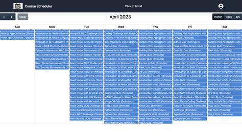 GitHub Saurabhh Svg Learning Path Scheduler Frontend A Calendar