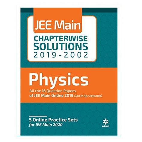 Arihant JEE MAINS Chapterwise Solved Papers Physics