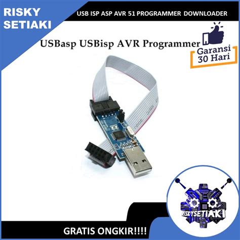 Jual Usb Isp Asp Avr 51 Programmer Downloader Atmel Usbisp Usbasp