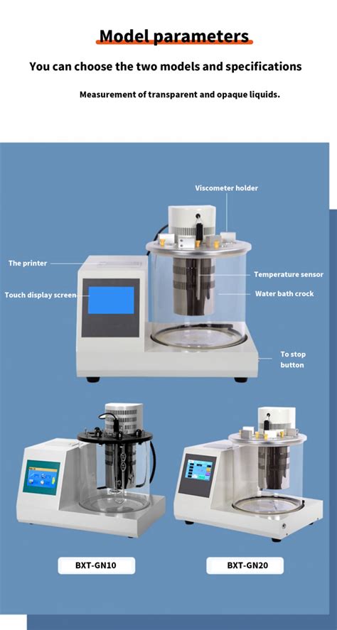 Lubricating Oil Asphalt Automatic Kinematic Viscometer Touch Screen LCD