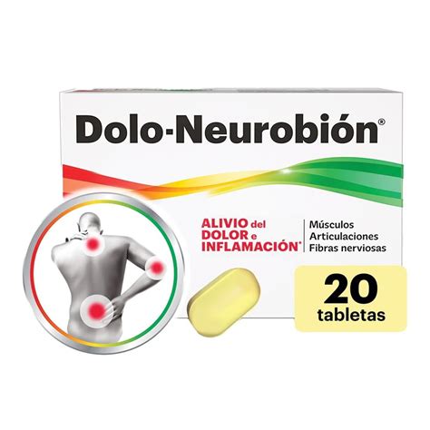 Analgésico Dolo Neurobión 20 Tabletas Walmart