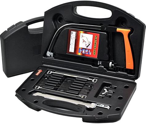 12pcs Multifunction Handheld Hacksaw Set With 8 Steel Saw Blades