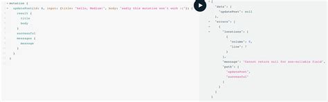 Solving “cannot Return Null For Non Nullable Field” Error With Graphql