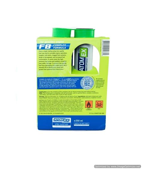 Добавки XADO : ATOMEX F8 Complex Formula бензин
