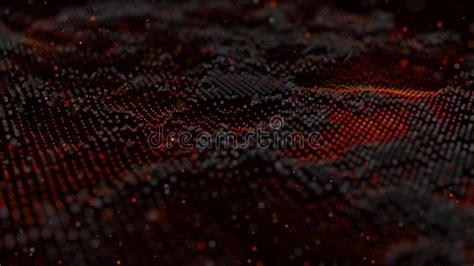 Big Data Visualization 3d Futuristic Abstract Background Cyber Or