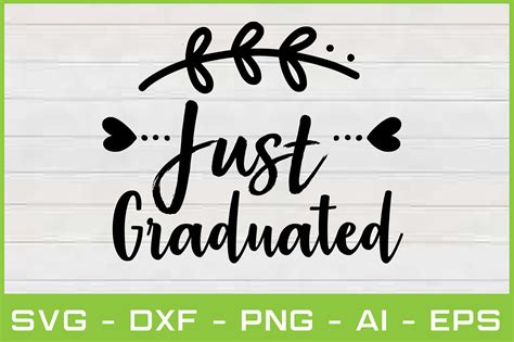 Just Graduated Svg Graphic By Akdesignstorebd · Creative Fabrica