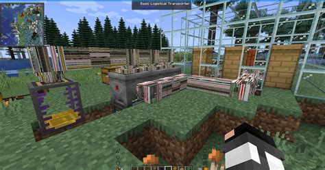 Visual Bug With Mekanism Logistical Transporters R Minecraft