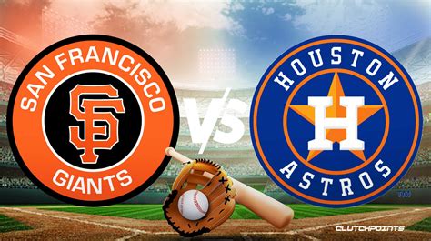 Mlb Odds Giants Astros Prediction Pick How To Watch