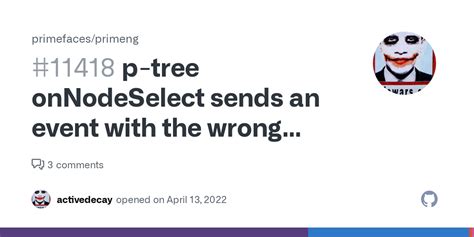 P Tree Onnodeselect Sends An Event With The Wrong Node When Filtering