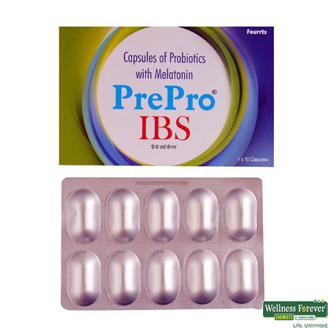 Buy Prepro Ibs 10 Capsules Online At Best Prices Wellness Forever
