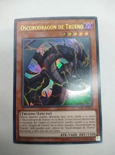 Thunder Dragondark Ultra Raro Yugioh Meses sin interés
