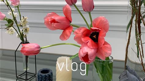 직장인 Vlog 플로리스트 브이로그 호텔플로리스트 웨딩플로리스트의 일주일 벚꽃웨딩 야외웨딩 조화작업 영상까지