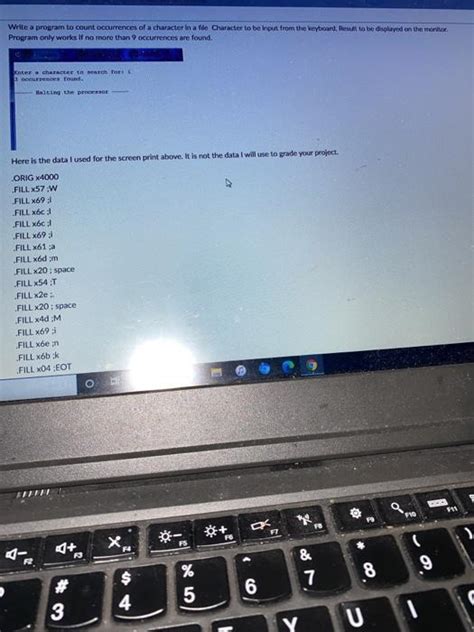 Solved Write A Program To Count Occurrences Of A Character