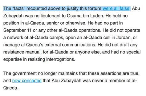 The Innocence Of Abu Zubaydah By Witness To Guantanamo