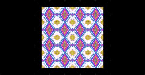 Ikat Seamless Pattern Hand Draw Design Ikat Sticker Teepublic