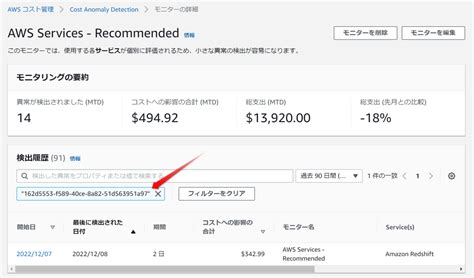 Aws Cost Anomaly Detection のアラート通知に詳細情報が追加されました サーバーワークスエンジニアブログ