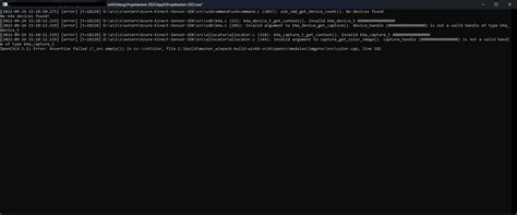 k4a device get installed count return 0 · issue 1830 · microsoft