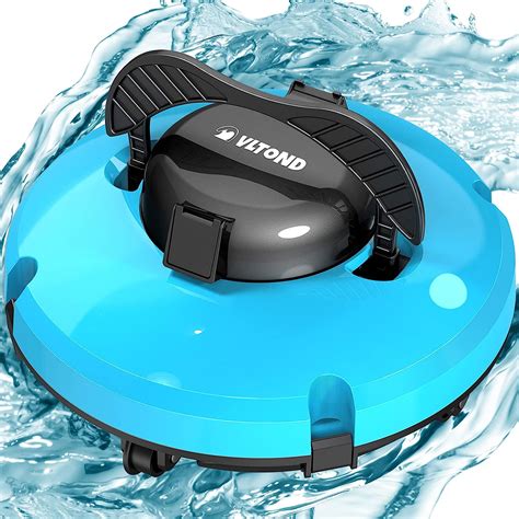 无绳泳池吸尘器 少机器人泳池吸尘器适用于地面 地上泳池增强5200mAh 电池2 电机强力吸力 适用于平面泳池 p 650