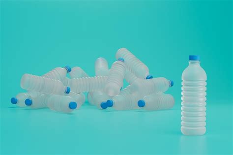 El Concepto De Reciclaje De Plástico Botellas De Plástico Vacías Sobre