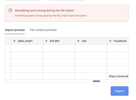 Cant Upload Data Via Csv File Feedback Baserow