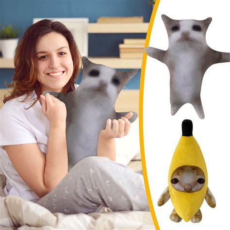 Gogusuu Clearance Sales Today Deals Prime Printed Plush Banana Catt