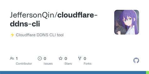 GitHub JeffersonQin Cloudflare Ddns Cli Cloudflare DDNS CLI Tool