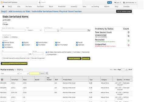 Cycle Counting ~ Allied Stonesps Erp Vendor Questionnaire