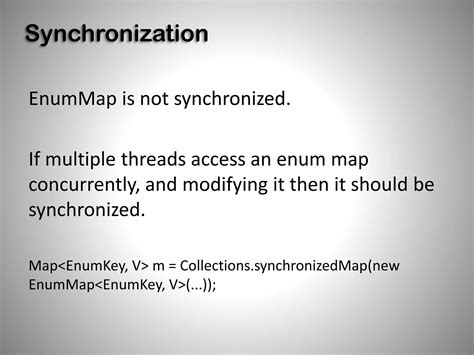 Enum Map PPT