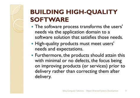 Object Oriented Systems Development Life Cycle Ppt Pdf