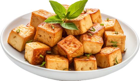 Marinated Tofu Cubed Png With AI Generated PNG