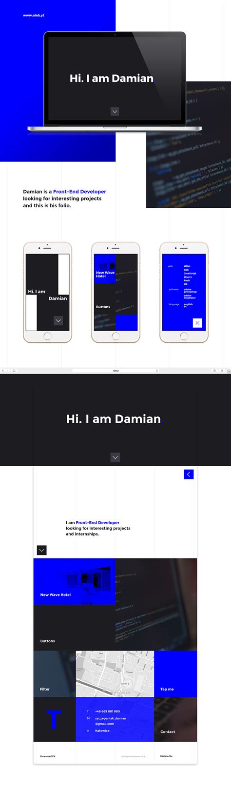 Front End Developers Portfolio On Behance