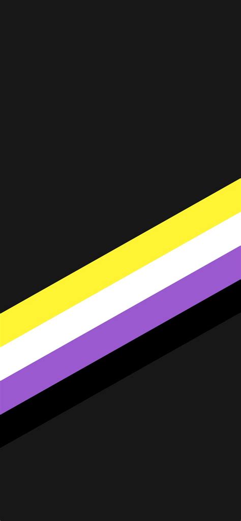 Nb Wallpaper Pride Lgbt Flag Nonbinary Enby Aesthetic