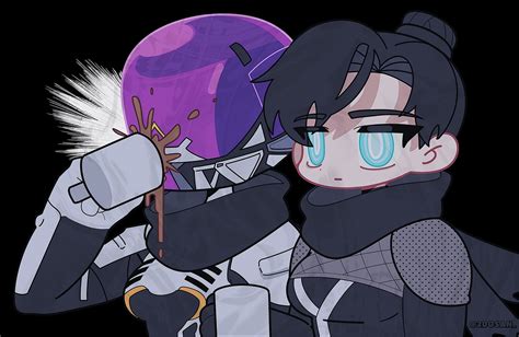 Edorai Voidwalker Wraith Wraith Apex Legends Apex Legends Highres 2girls Animification