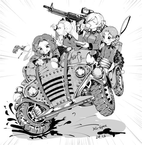 Darjeeling Orange Pekoe Rosehip And Assam Girls Und Panzer Drawn