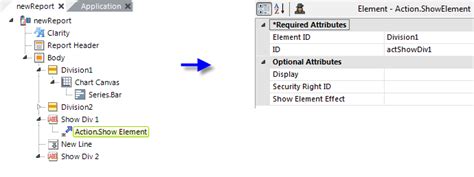 Action Elements Example Showing And Hiding Elements Logi Analytics