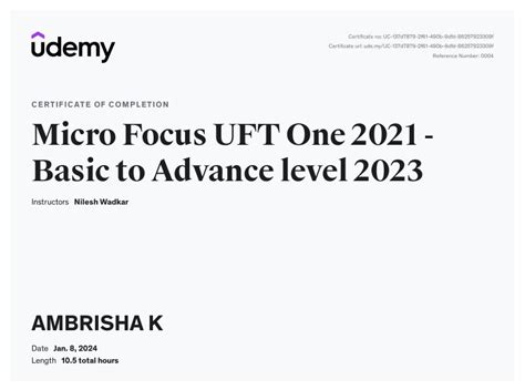 Ambrisha K On Linkedin Here Is My New Certification On Unified Function Testing
