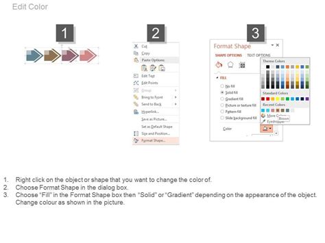 Pptx Four Sequential Arrows And Icons For Process Flow Flat Powerpoint Design PowerPoint