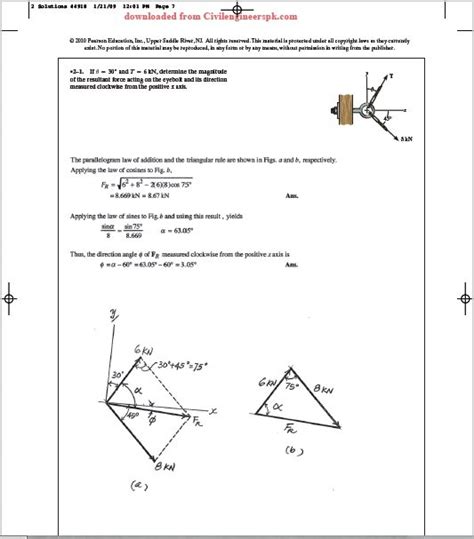 Solution Chapter 15 Structural Analysis Hibbeler 8th 43 Off